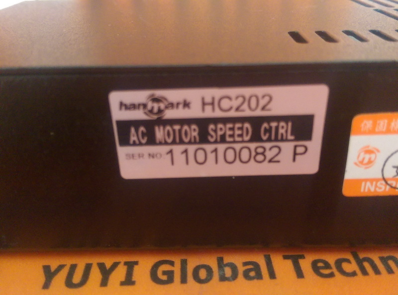 HANMARK HC202 AC MOTOR SPEED CTRL - 裕益科技自動化設備可程式編碼器PLC分散式控制系統DCS